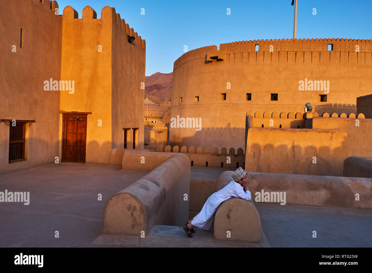 Sultanate of Oman, Ad-Dakhiliyah Region, Nizwa, the 17 century fort ...