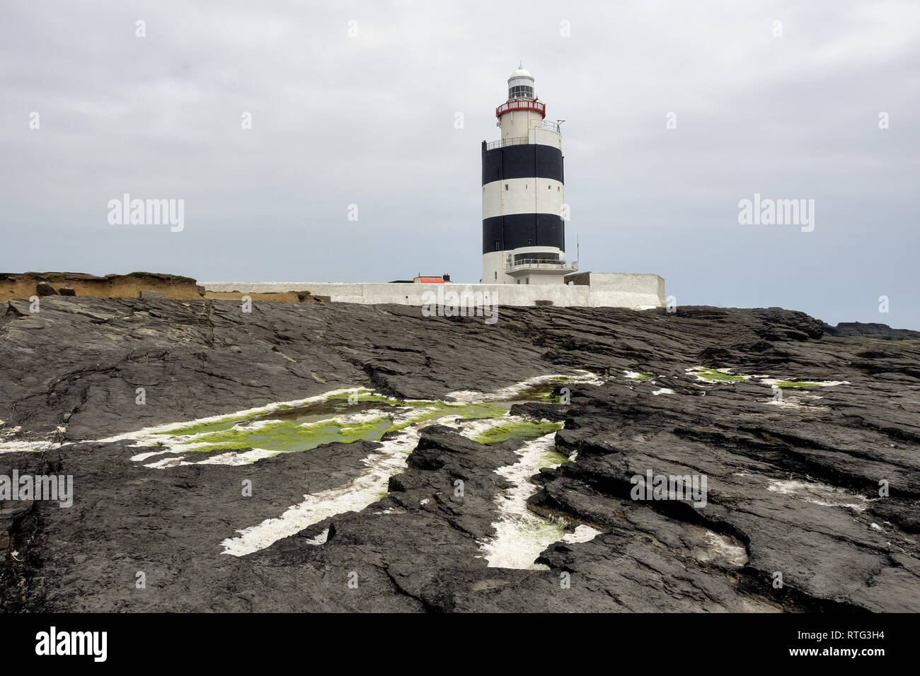 The Hook Lighthouse is a building on Hook Head at the tip of the Hook ...