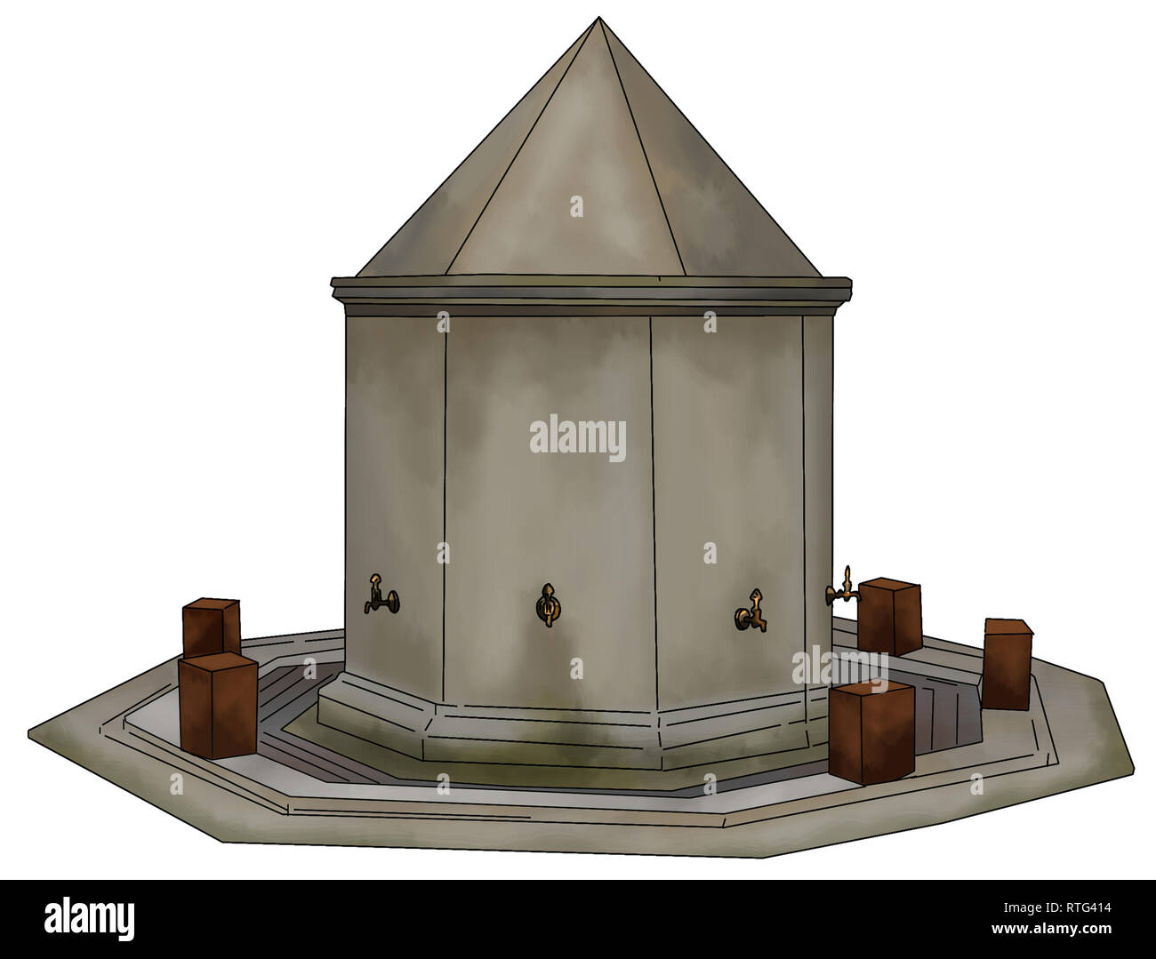 Traditional ottoman Fountain Stock Photo - Alamy
