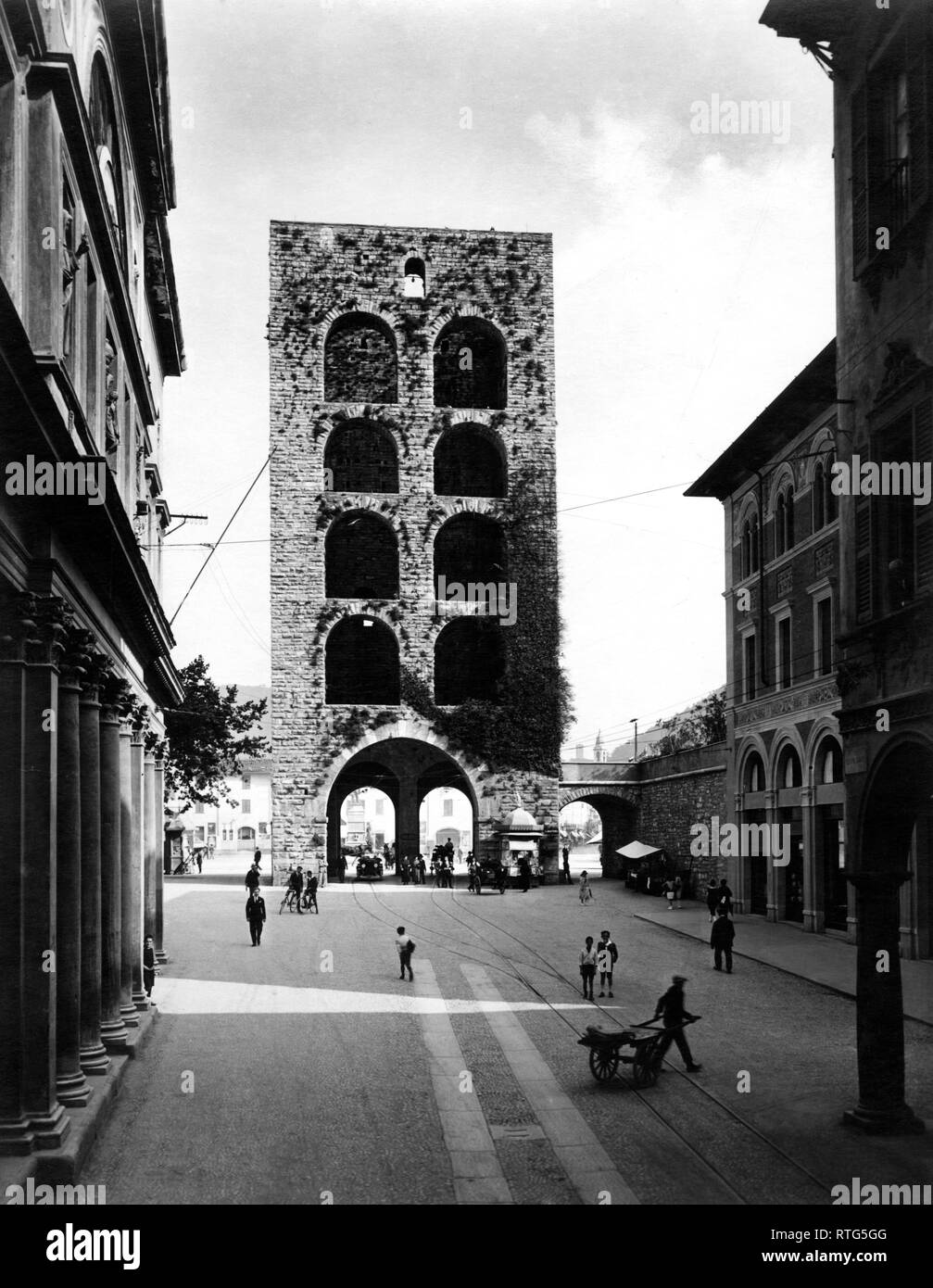 Italy, Lombardy, Como, Porta Torre, 1920 Stock Photo - Alamy