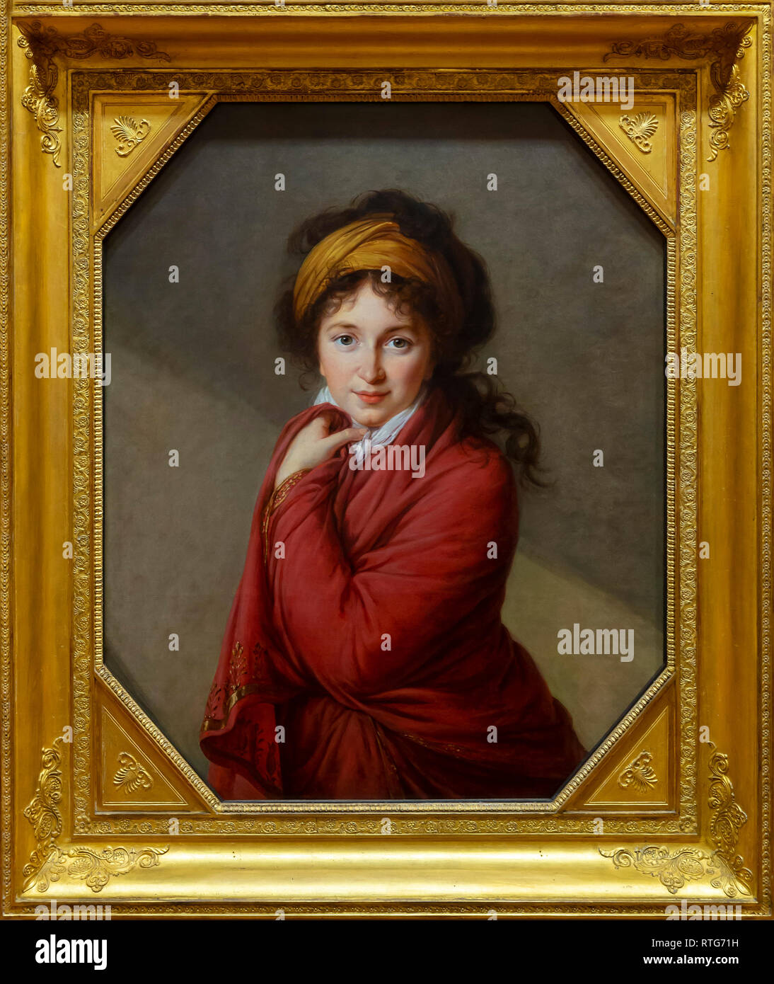 A Portrait of Countess Golovina, Elizabeth Vigee-Lebrun, circa 1800 ...