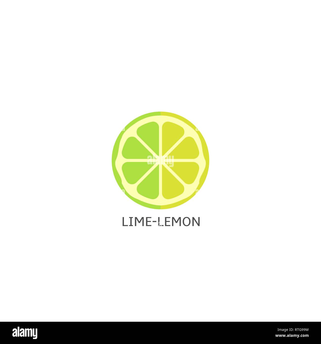 Lime lemon fruits icon isolated over white background Vector ...
