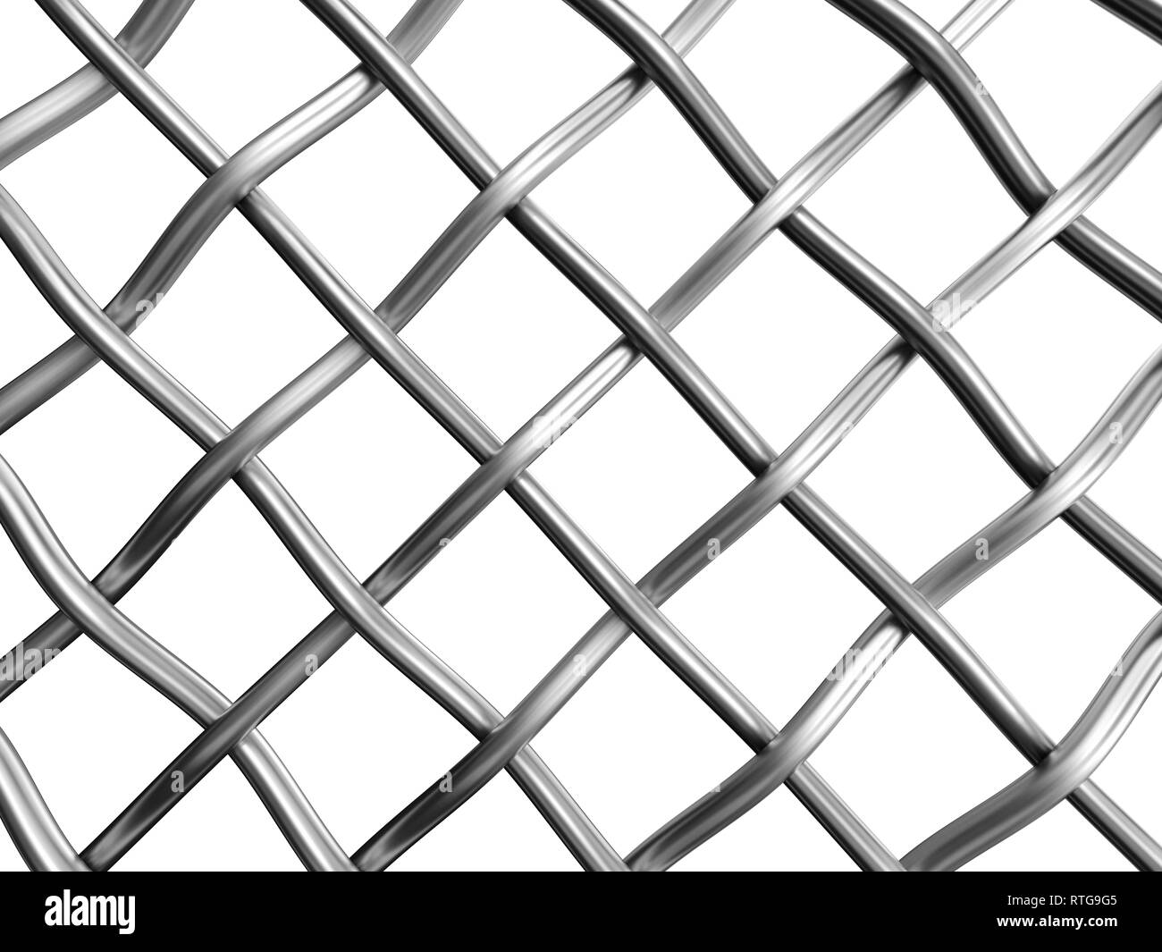 Wire fence. Image with clipping path Stock Photo - Alamy