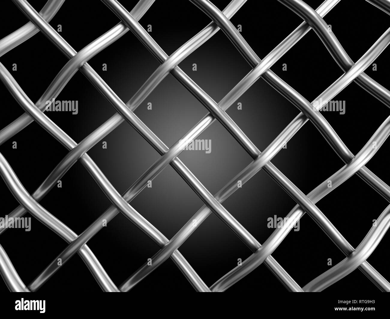 Wire fence. Image with clipping path Stock Photo - Alamy