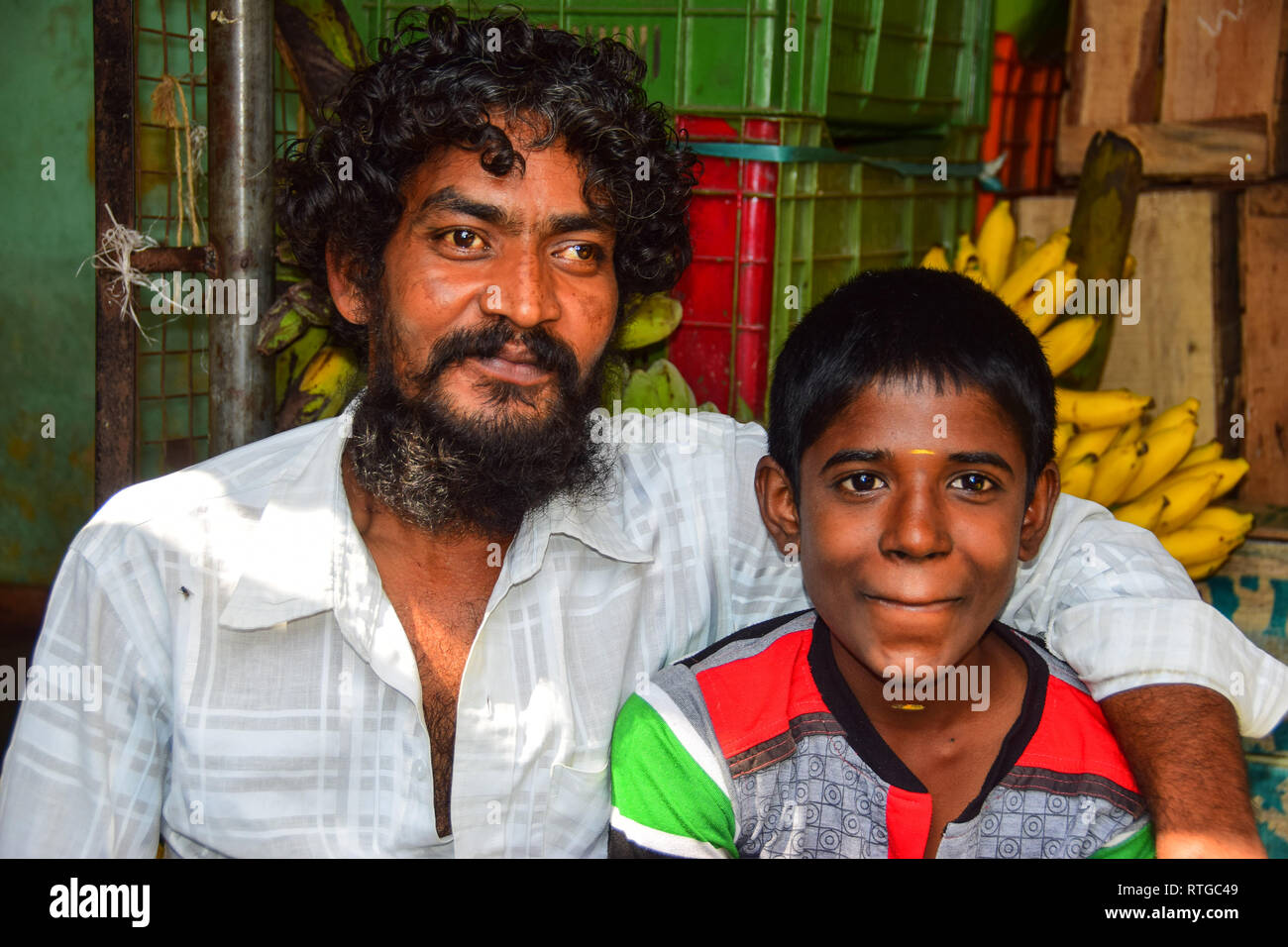 Father and son india hi-res stock photography and images - Alamy