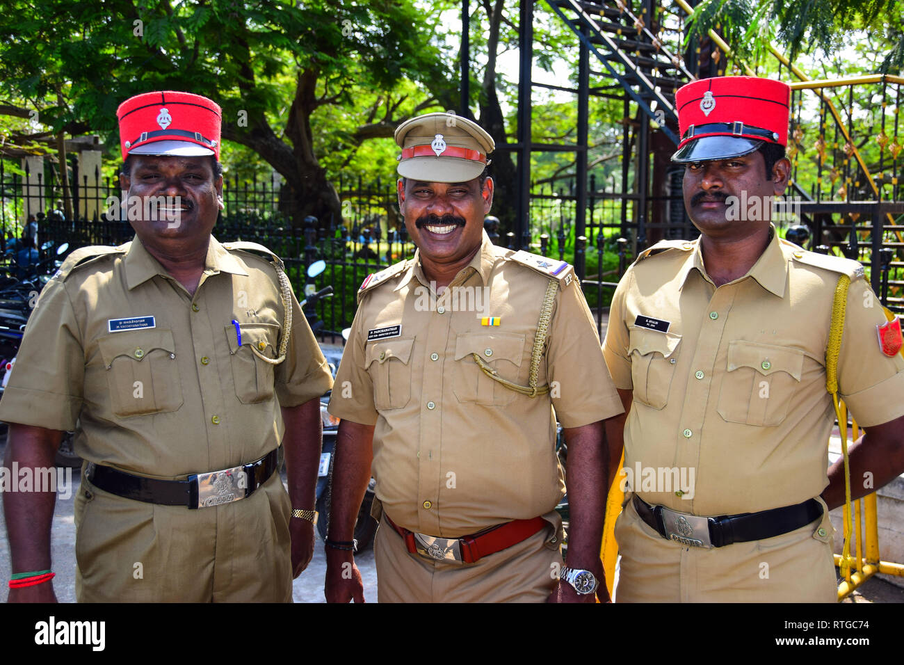 Puducherry police hi-res stock photography and images - Alamy