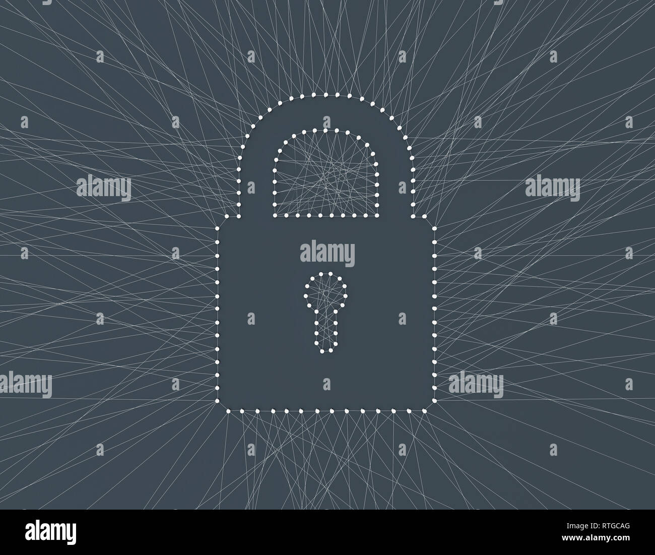Communication data lock hi-res stock photography and images - Alamy