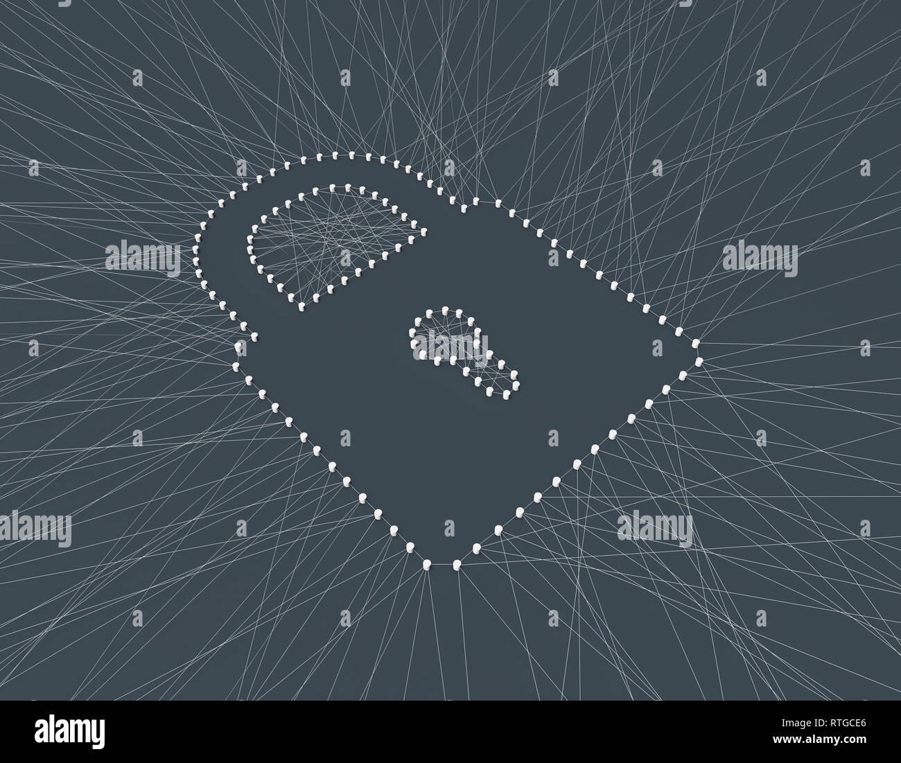 Communication data lock hi-res stock photography and images - Alamy