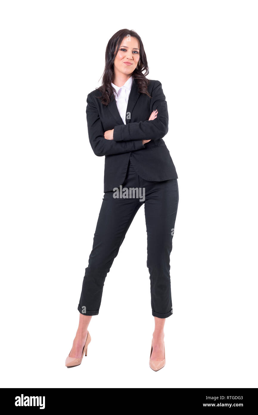 Woman crossed arms hi-res stock photography and images - Alamy