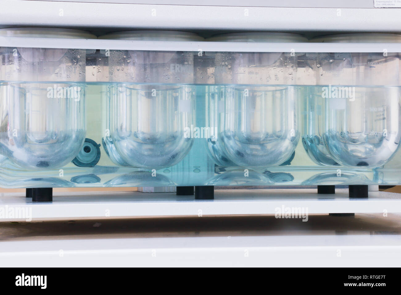 Laboratory glassware flasks beaker isolated hi-res stock photography ...