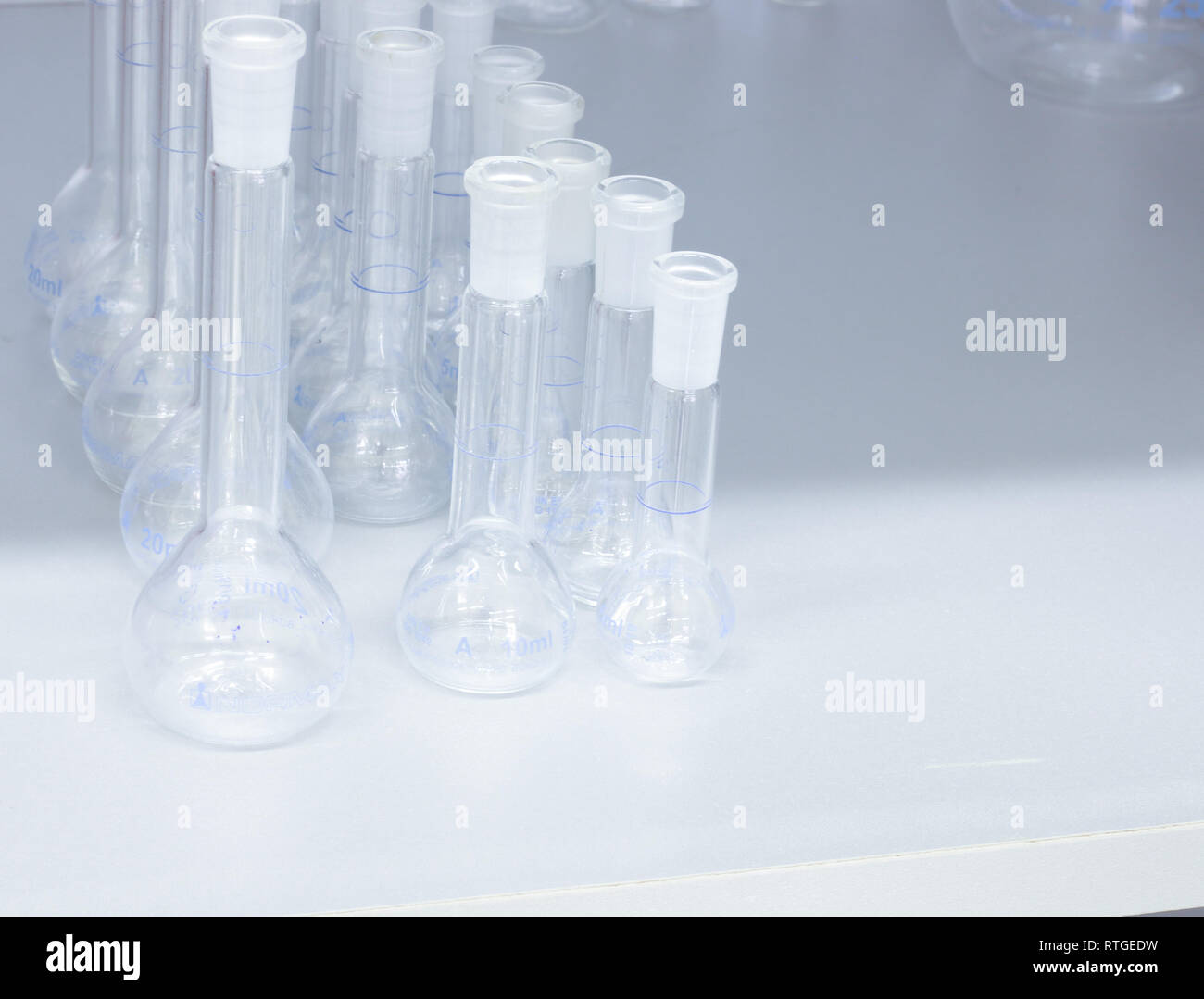 Laboratory Glassware Flasks Beaker Isolated Stock Photos & Laboratory ...