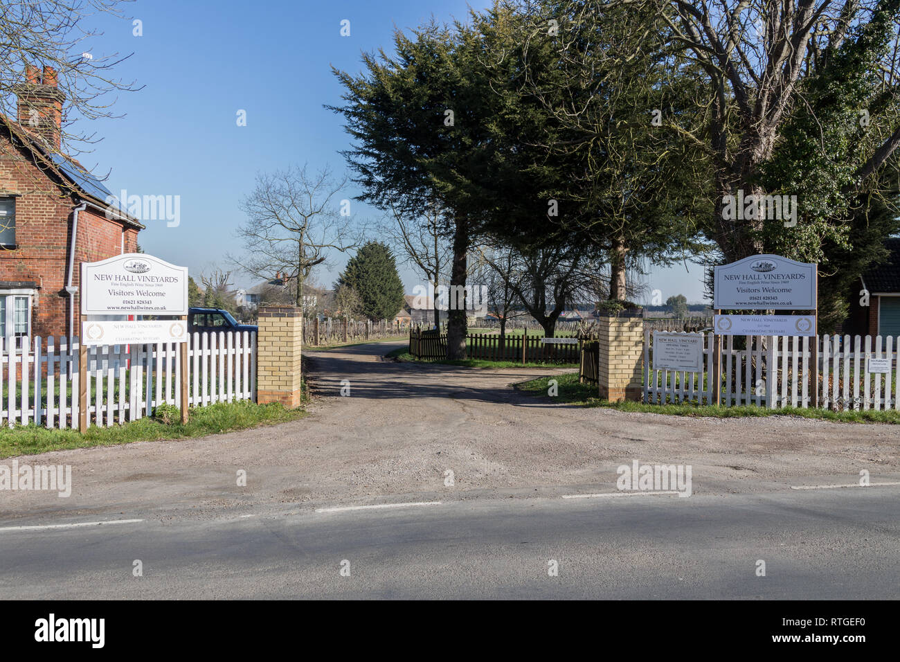 New Hall Vineyard, Purleigh, Essex, England Stock Photo - Alamy