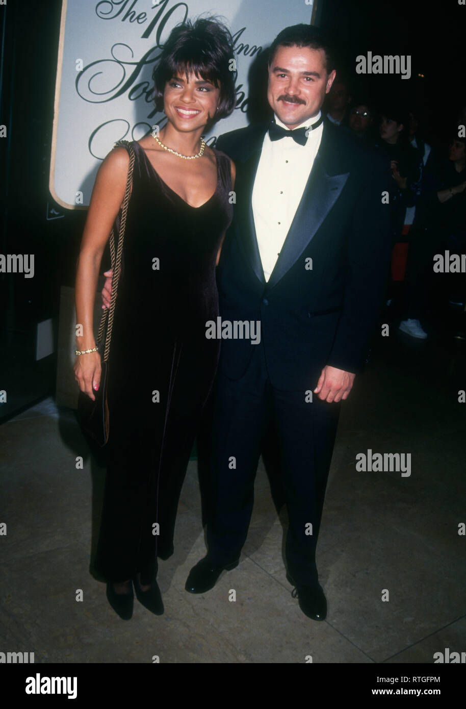 BEVERLY HILLS, CA - FEBRUARY 4: Actress Victoria Rowell and her brother ...