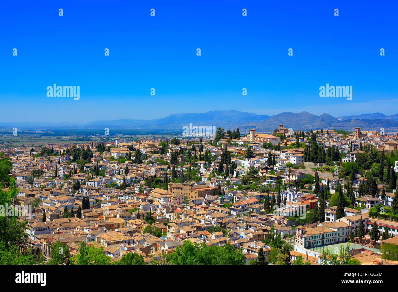 View from above alhambra palace hi-res stock photography and images - Alamy