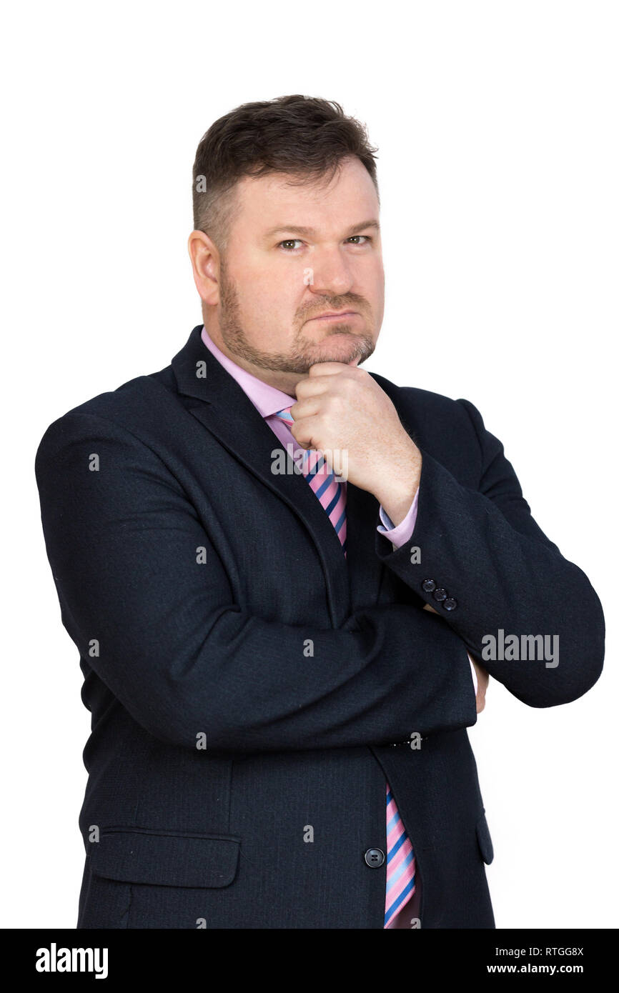 Portrait actor suit beard hi-res stock photography and images - Alamy