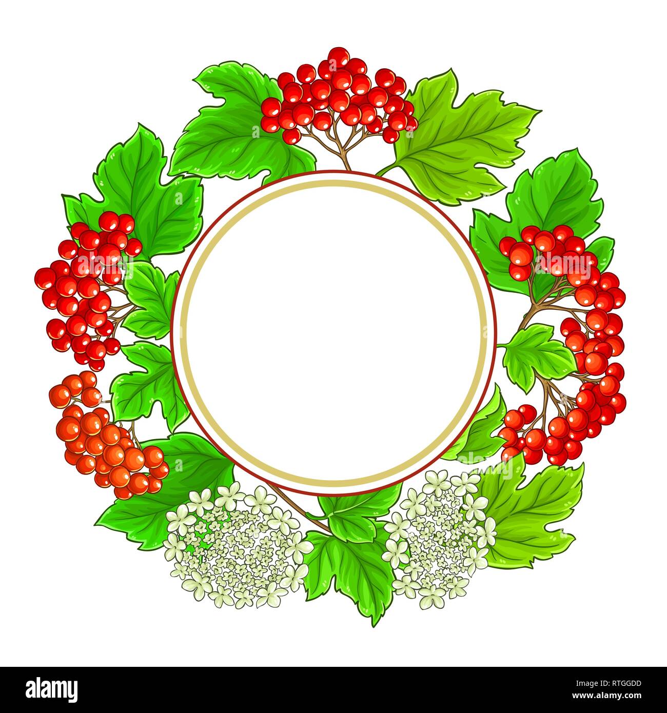 Red rose on autumn Stock Vector Images - Alamy