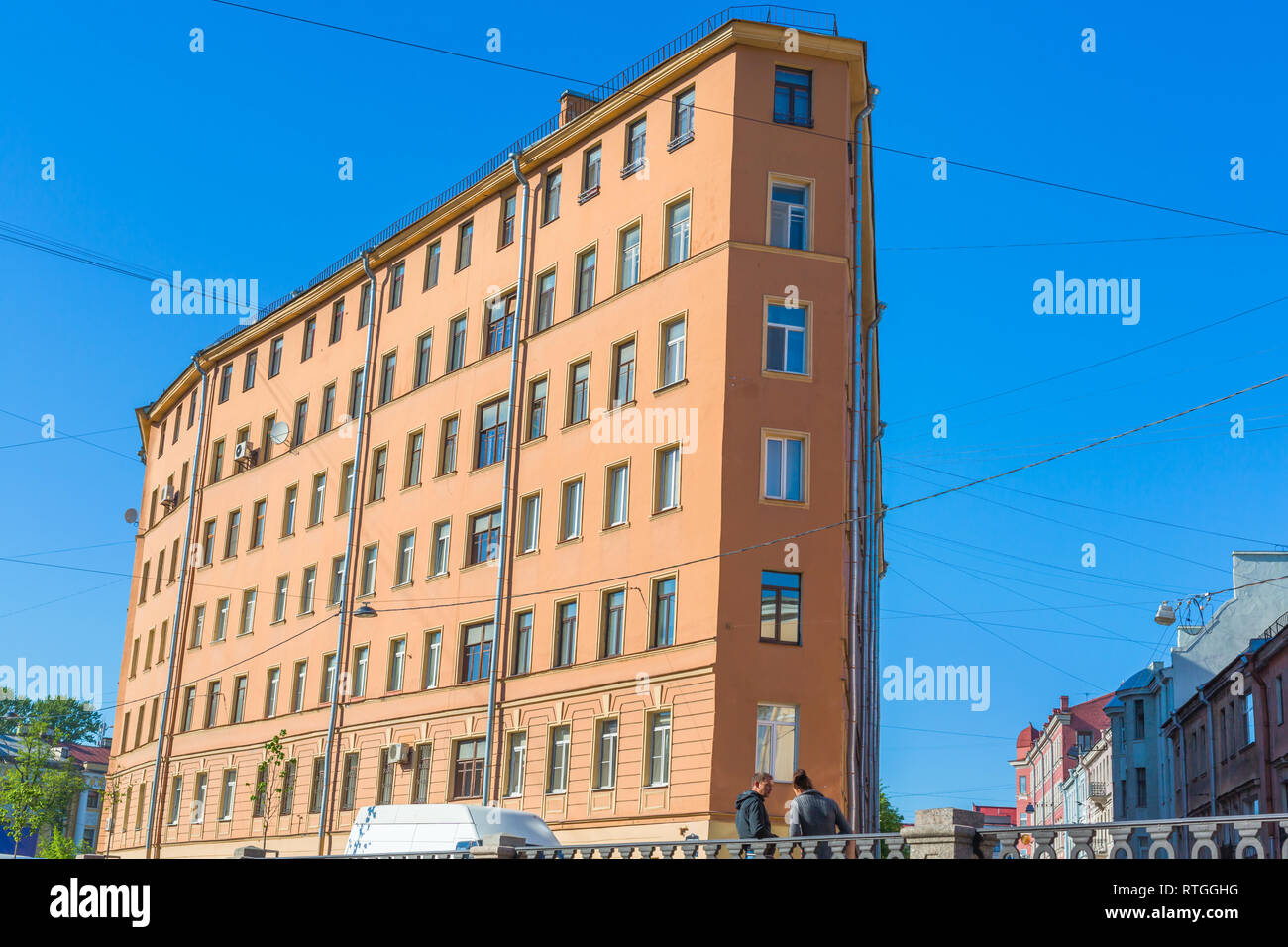 Vintage house on embankment hi-res stock photography and images - Alamy