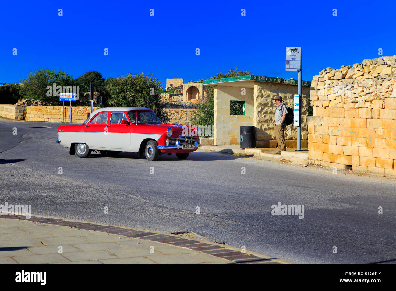 Vintage car, Ford Zodiac Mark II (1960s), Qrendi, Malta Stock Photo - Alamy