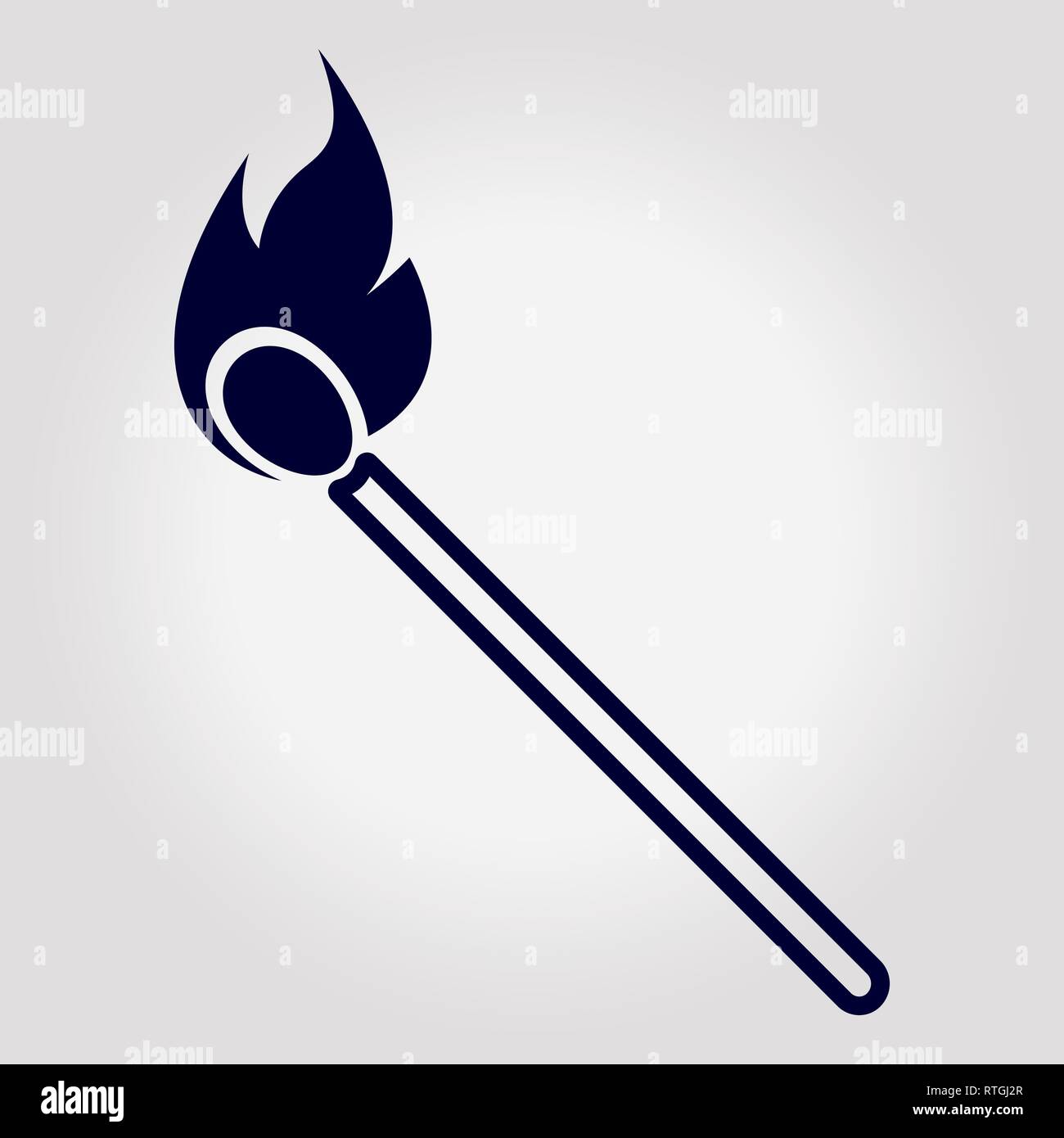 Matchfire vector vectors hi-res stock photography and images - Alamy