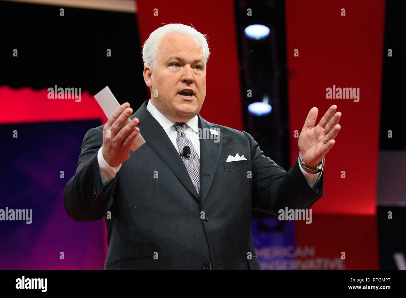Matt Schlapp, chairman of the American Conservative Union, seen ...