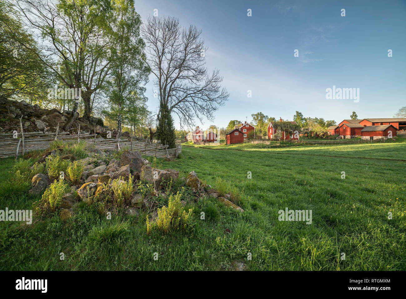 Traditional swedish farm house hi-res stock photography and images - Alamy