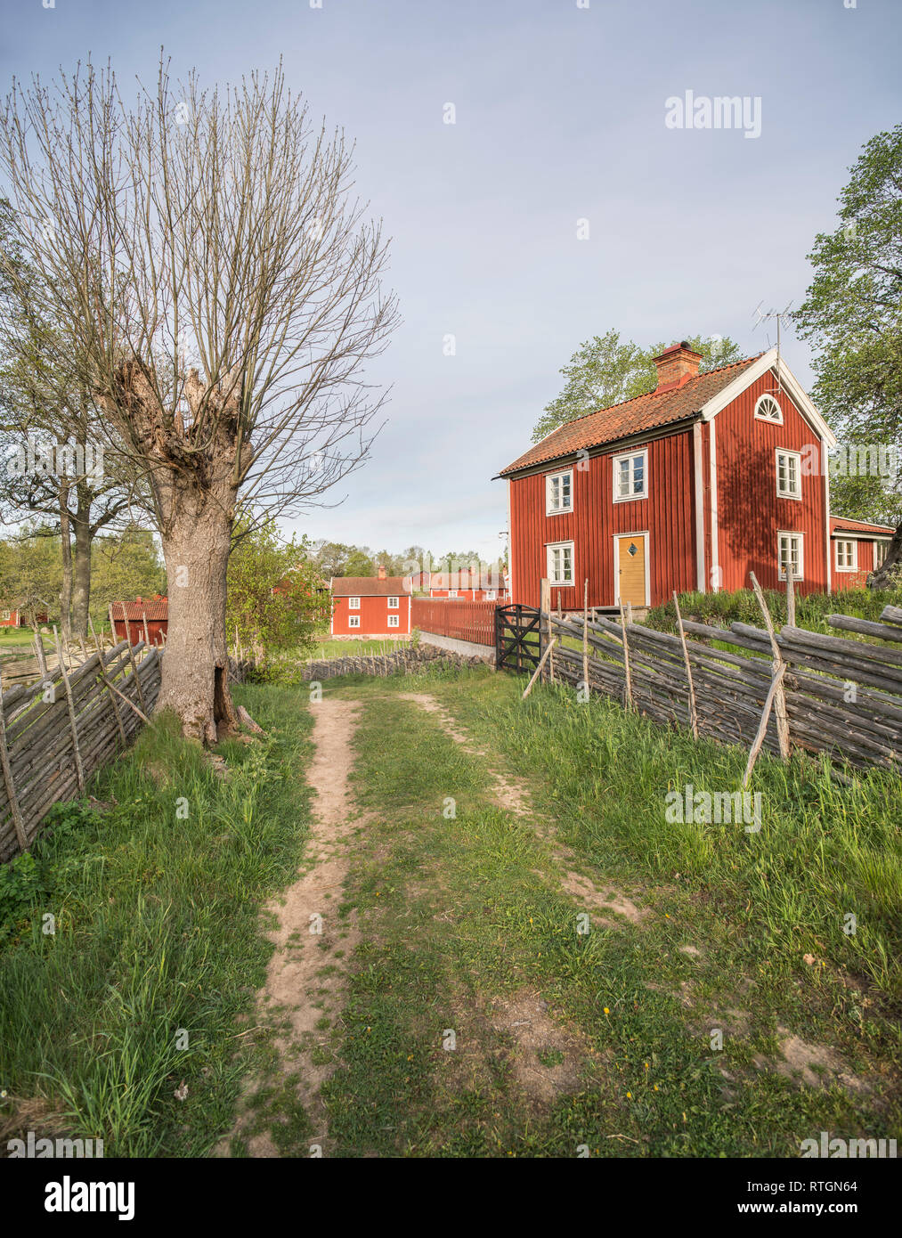 Traditional Swedish Fence High Resolution Stock Photography and Images ...