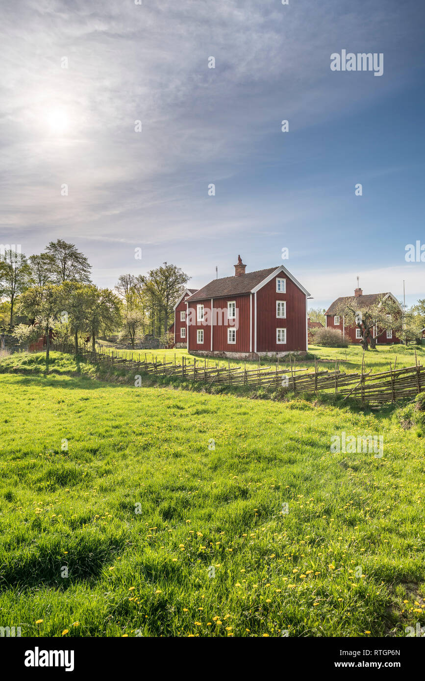 Traditional swedish farm house hi-res stock photography and images - Alamy
