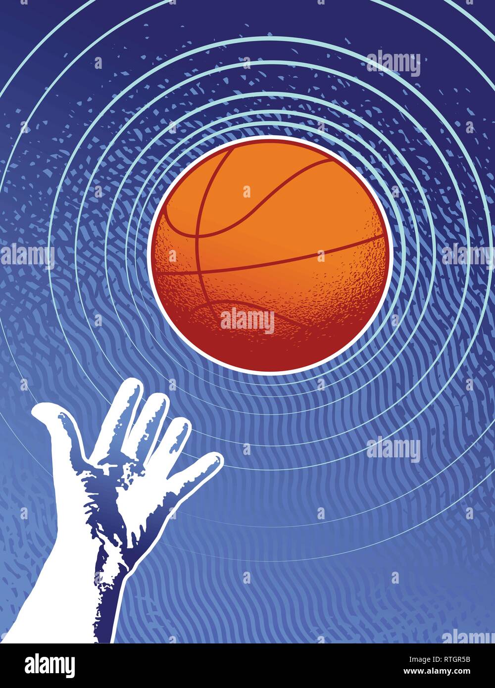 Basketball player triangles Stock Vector Images - Alamy