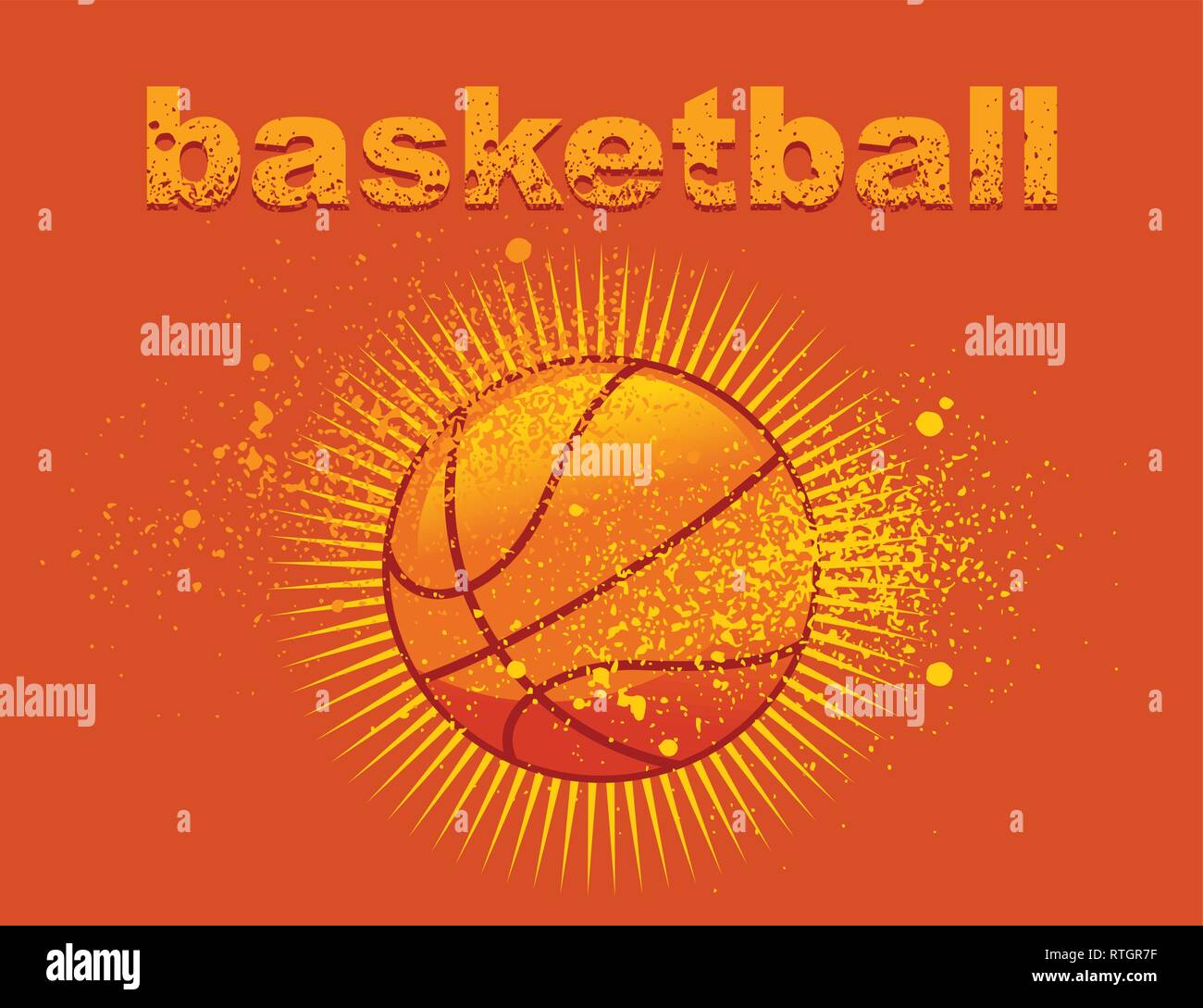 Basketball wallpaper Stock Vector Images - Alamy