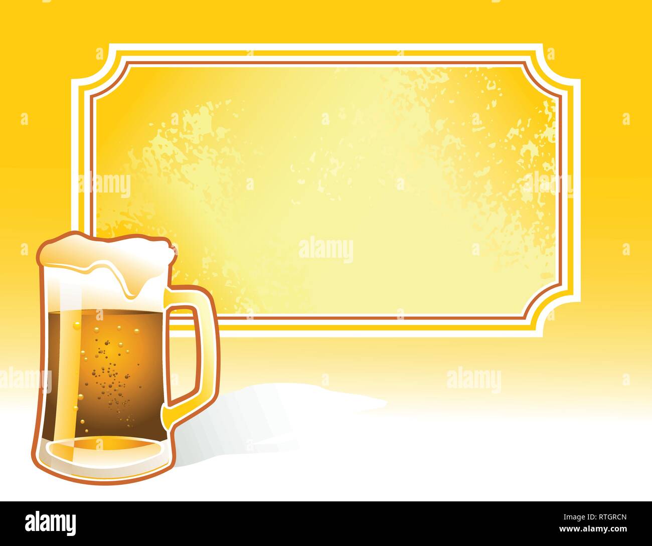 Gold beer Stock Vector Images - Alamy