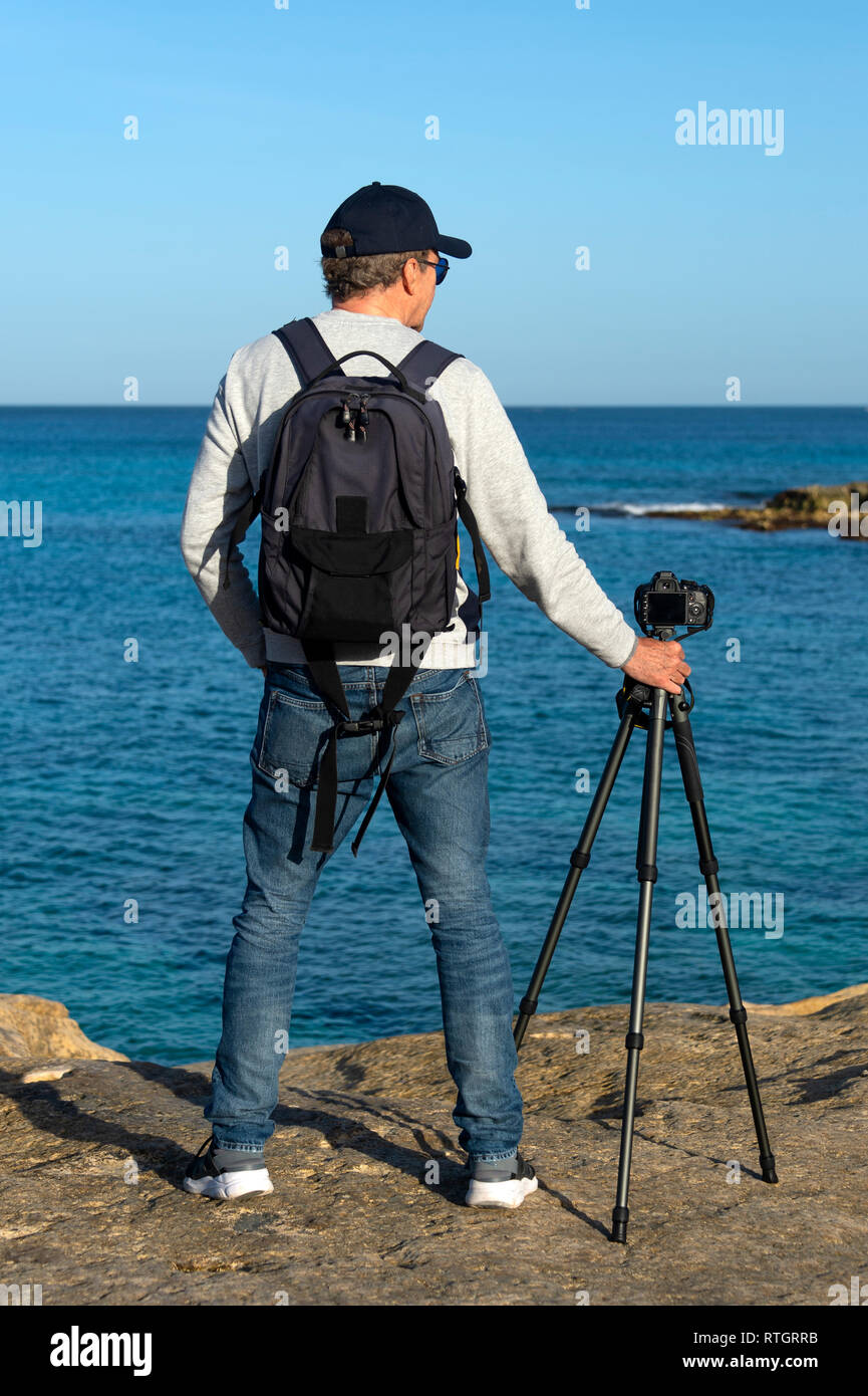 Cameraman tripod hi-res stock photography and images - Alamy