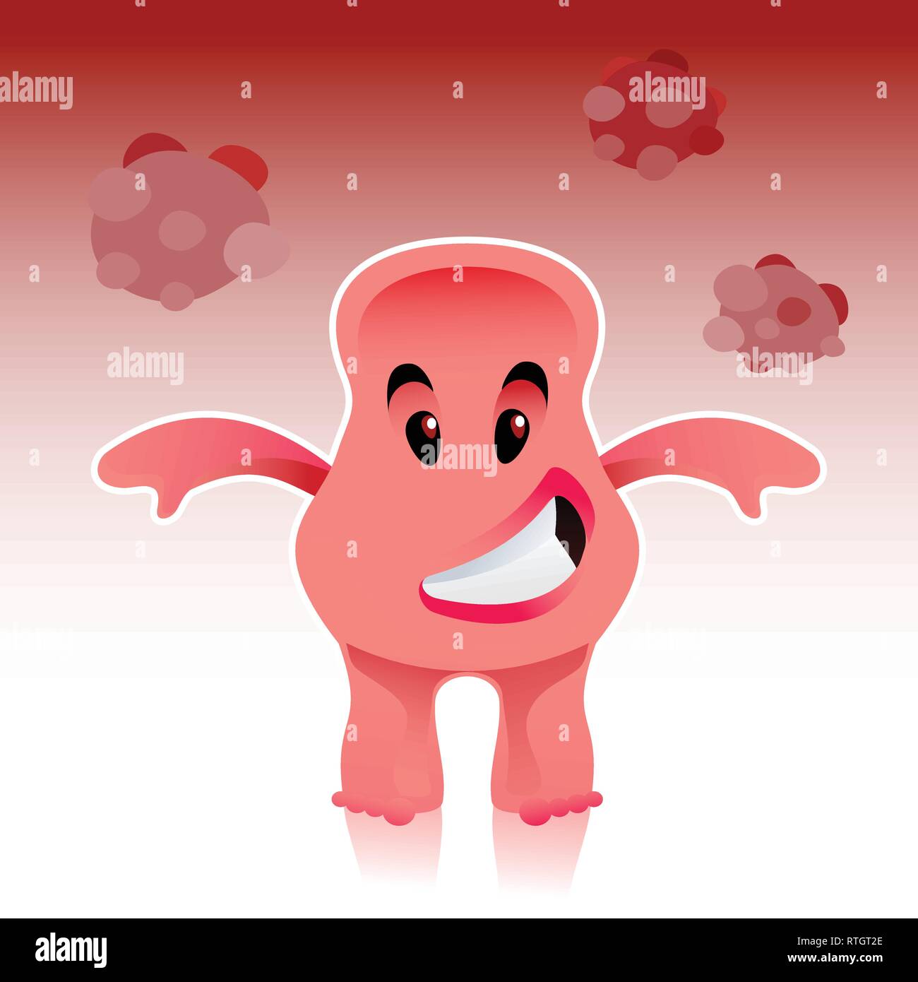 Cartoon bacterium hi-res stock photography and images - Alamy