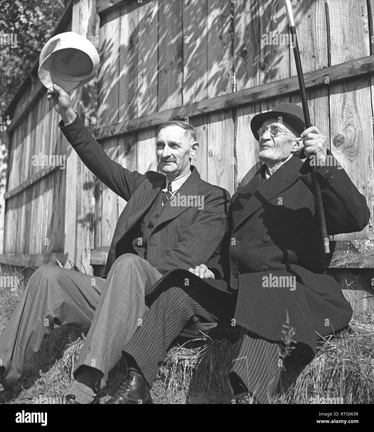 Cheering hat Black and White Stock Photos & Images - Alamy