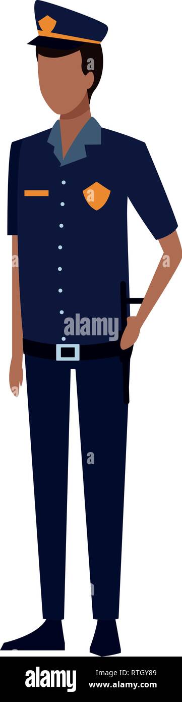 Police officer worker avatar Stock Vector Image & Art - Alamy