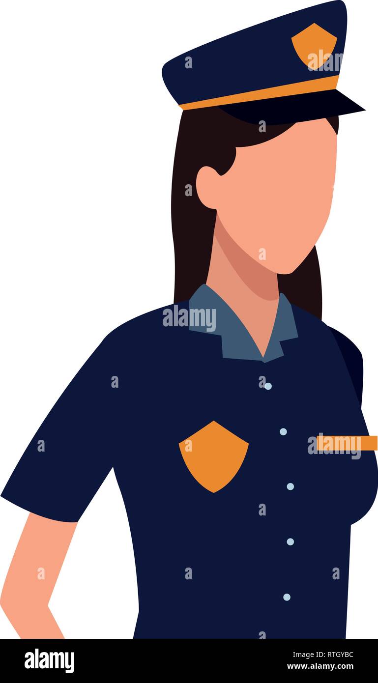 police officer woman worker avatar Stock Vector Image & Art - Alamy