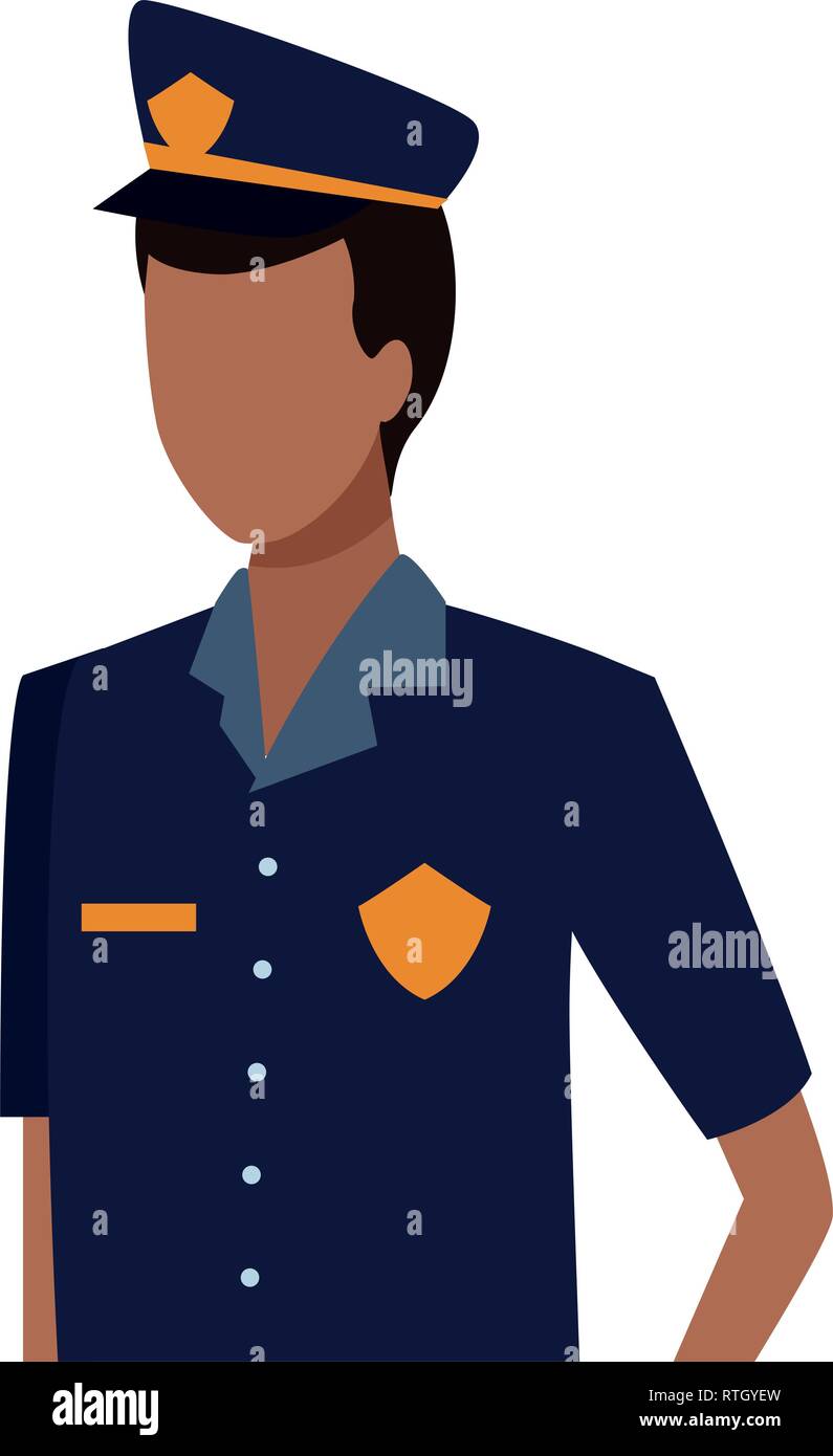 Police officer worker avatar Stock Vector Image & Art - Alamy