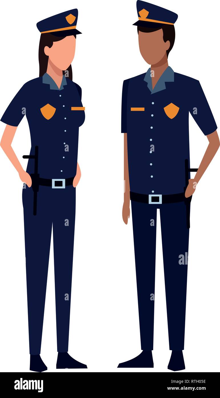 Police different professions professions Cut Out Stock Images ...