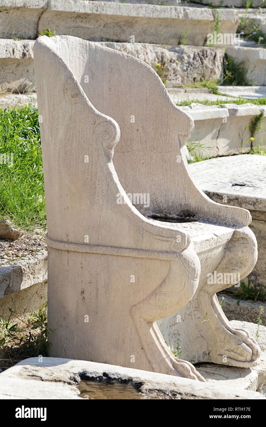 Ancient Greek Chair High Resolution Stock Photography and Images - Alamy