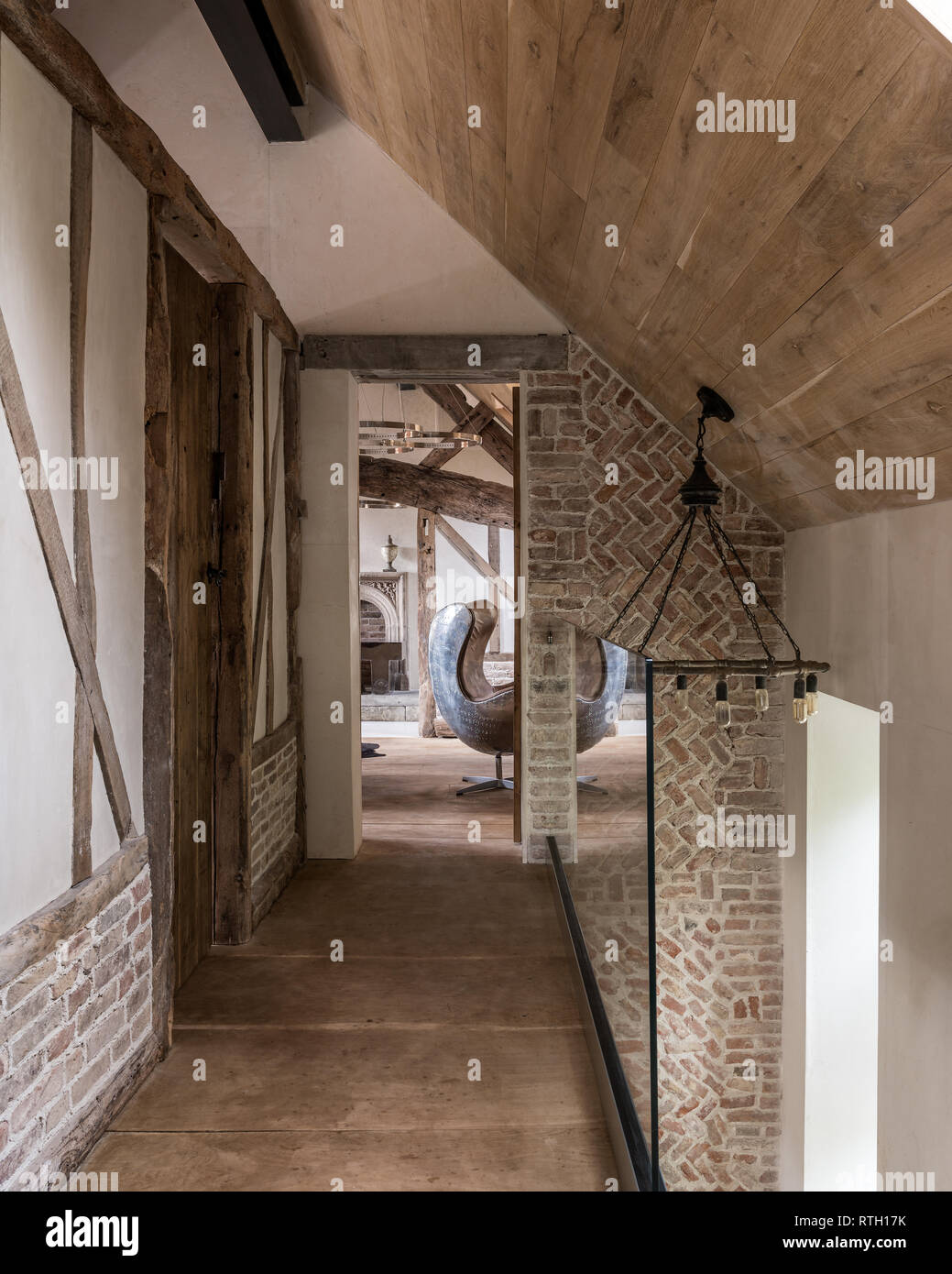 Medieval timber framed house interior hi-res stock photography and ...