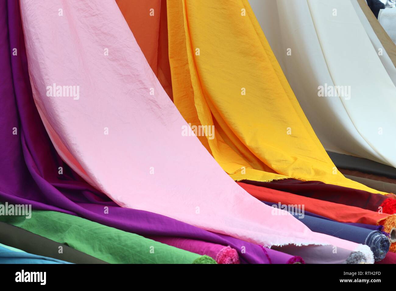 Close up surface of beautiful textile fabrics in high resolution Stock ...