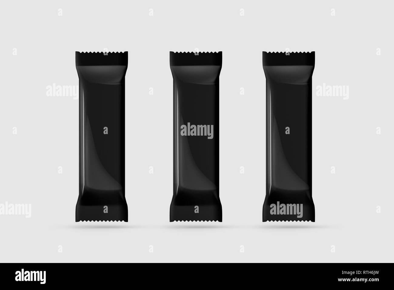 Chocolate Bar packaging blank pack empty template.Mock up.Realistic ...