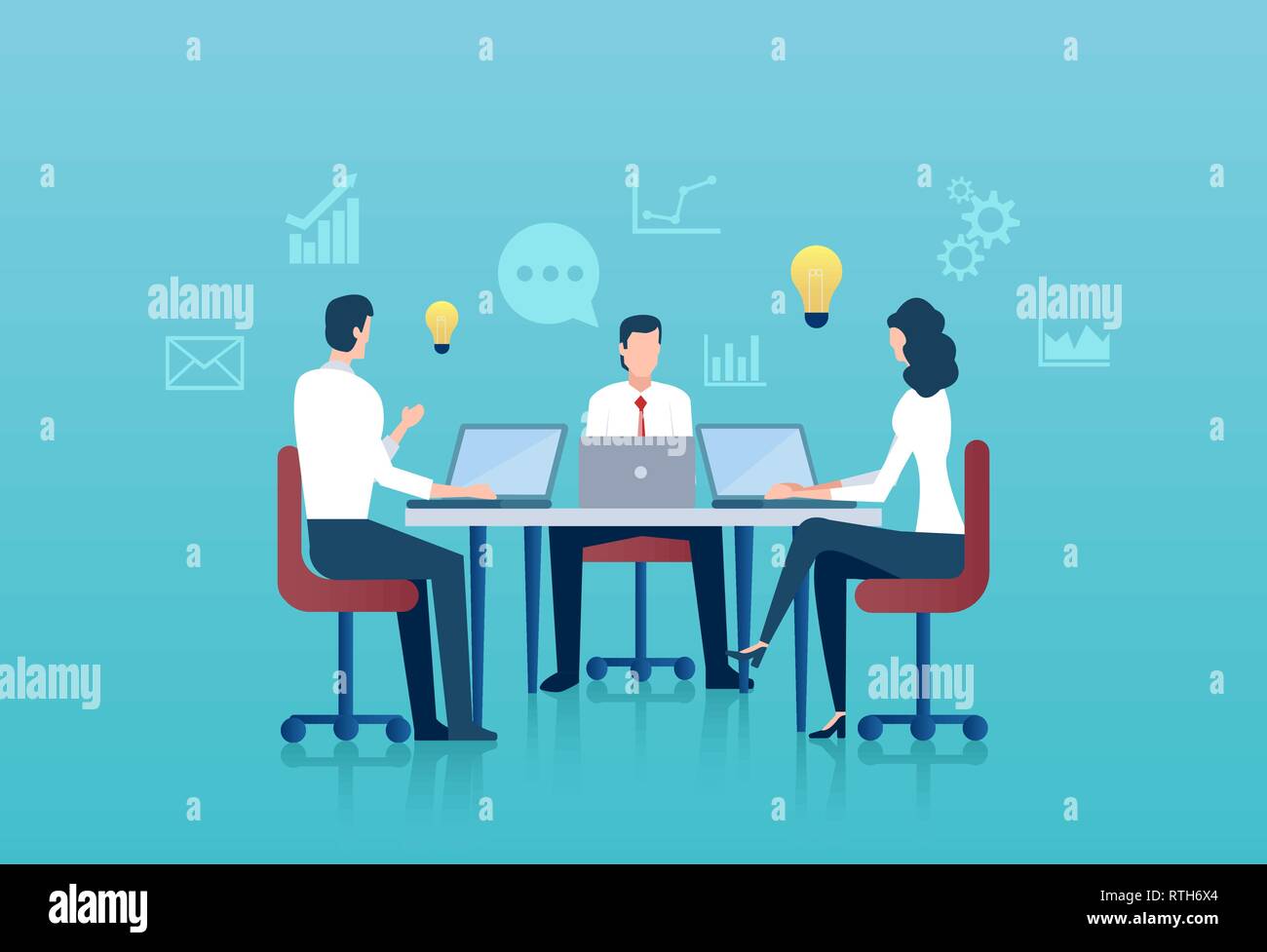 Brainstorm vector vectors hi-res stock photography and images - Alamy