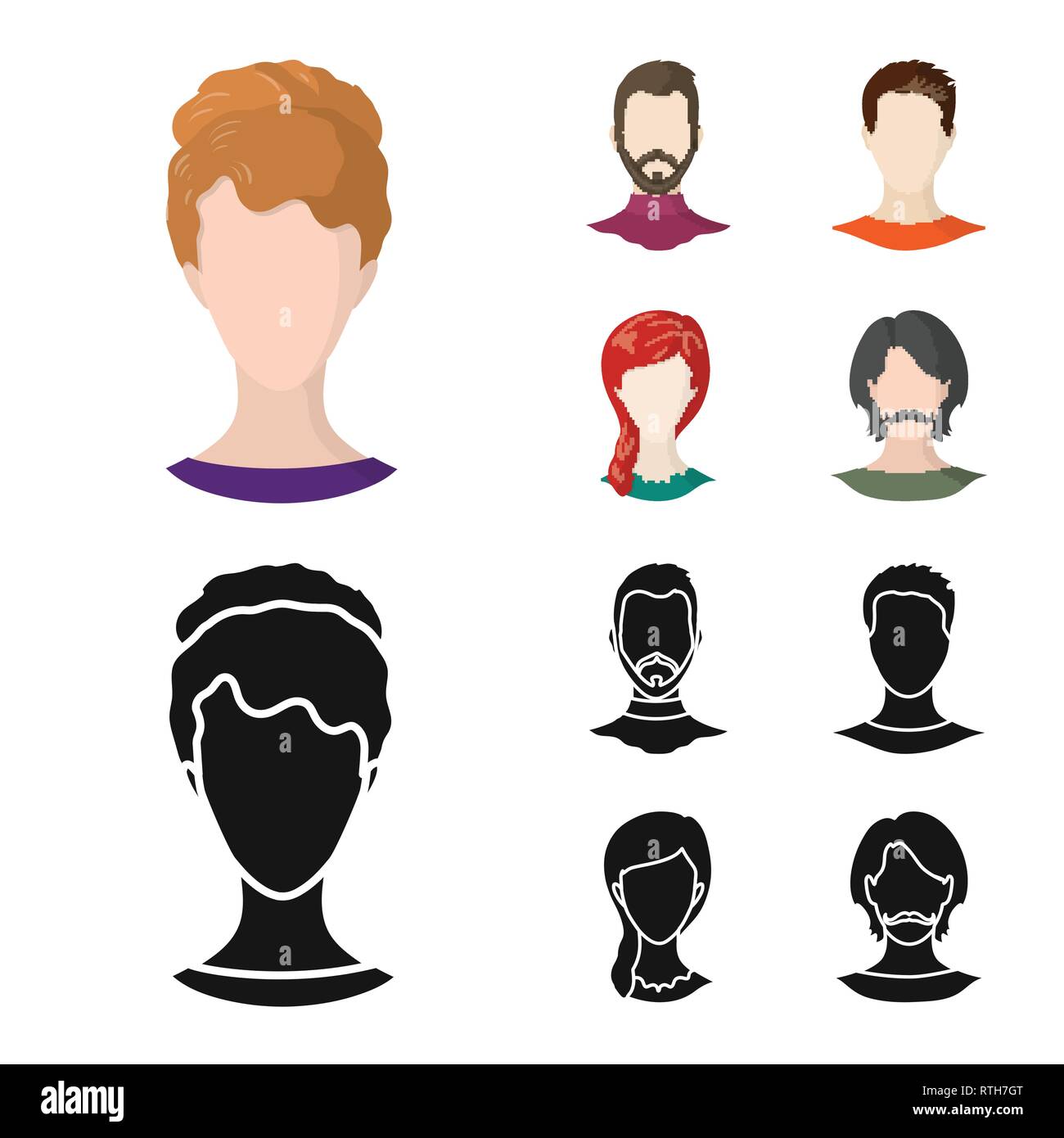 Vector illustration of professional and photo icon. Set of professional ...