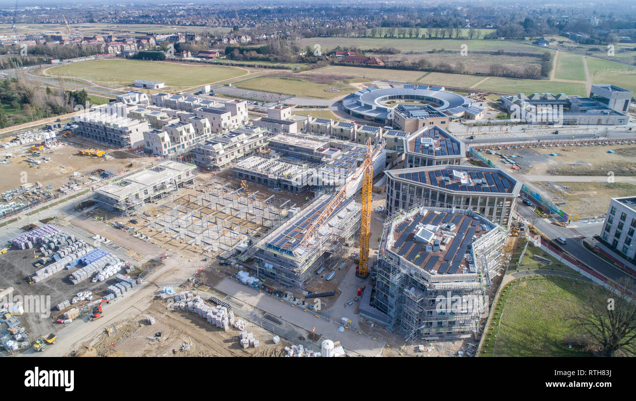 Cambridge england aerial hi-res stock photography and images - Alamy