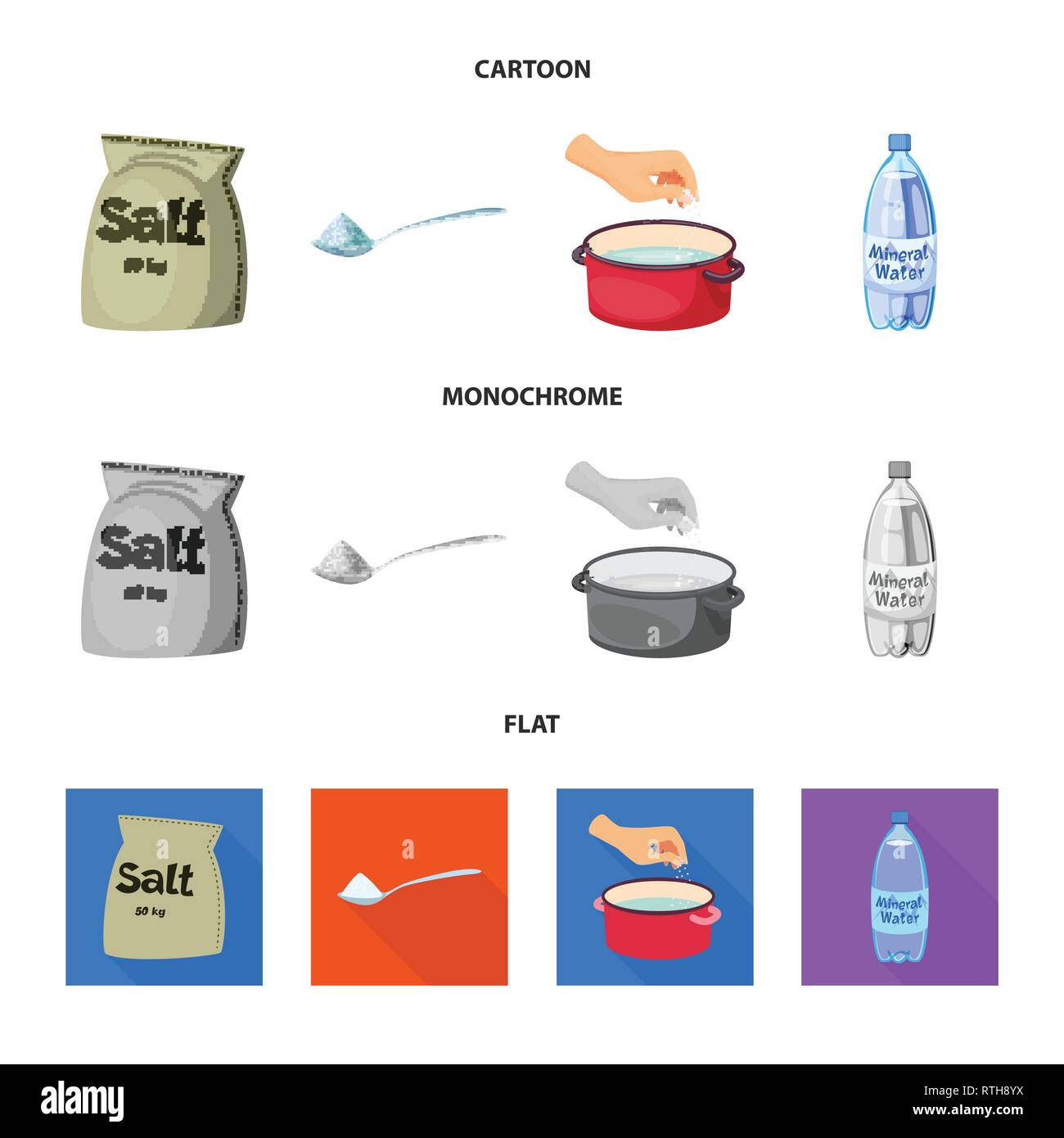 bag,spoon,casserole,water,seasoning,salty,handful,bottle,powder,hill ...