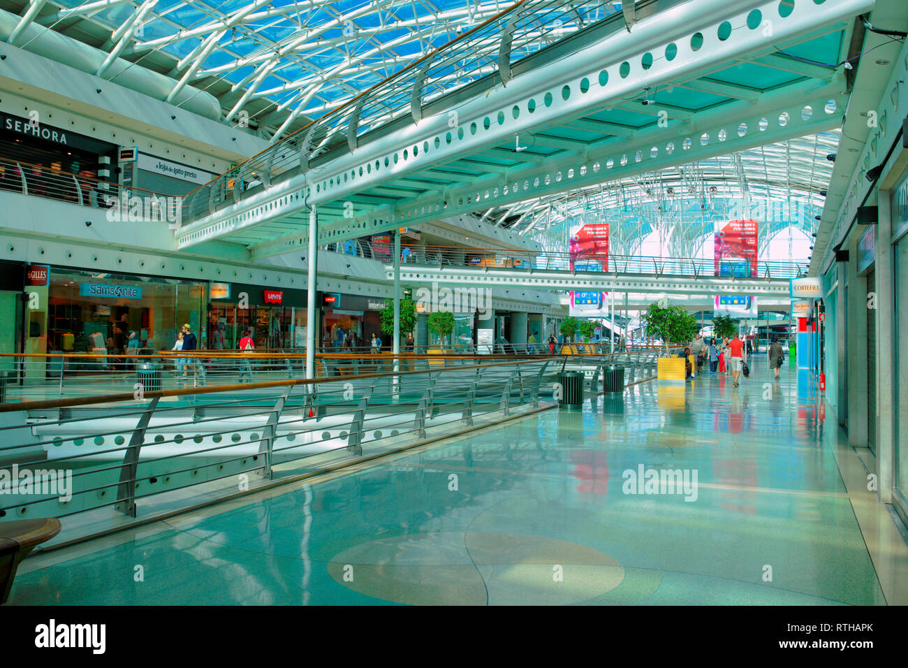 Vasco da Gama shopping mall, Lisbon, Portugal Stock Photo - Alamy