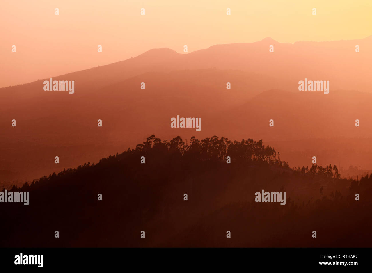 View from Mount Entoto, near Addis Ababa, Ethiopia Stock Photo - Alamy