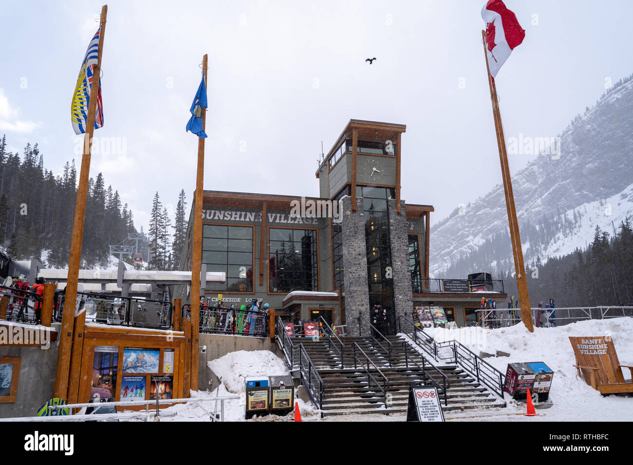 Sunshine village banff canada hi-res stock photography and images - Alamy