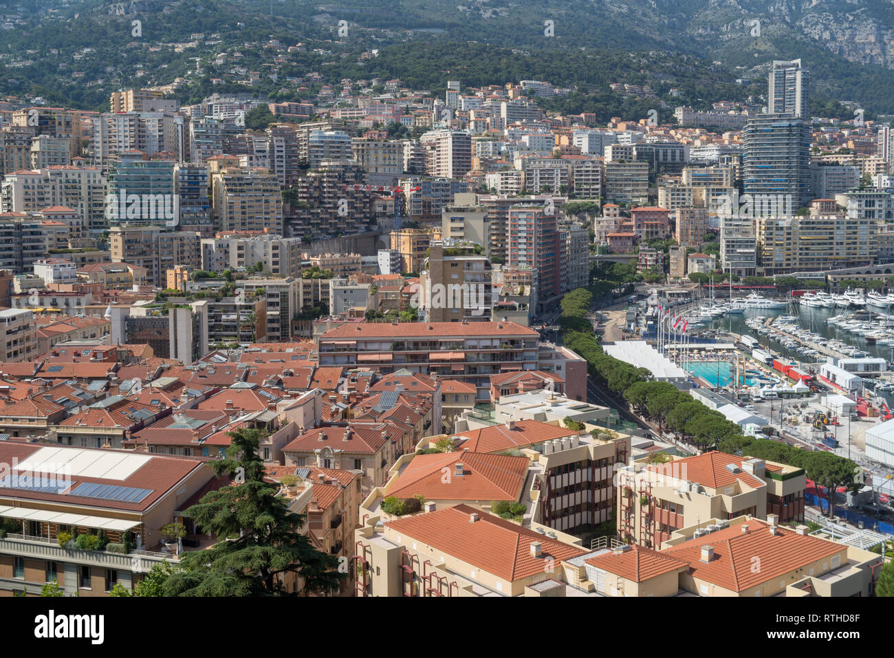 Panoramic city elevated view hi-res stock photography and images - Alamy
