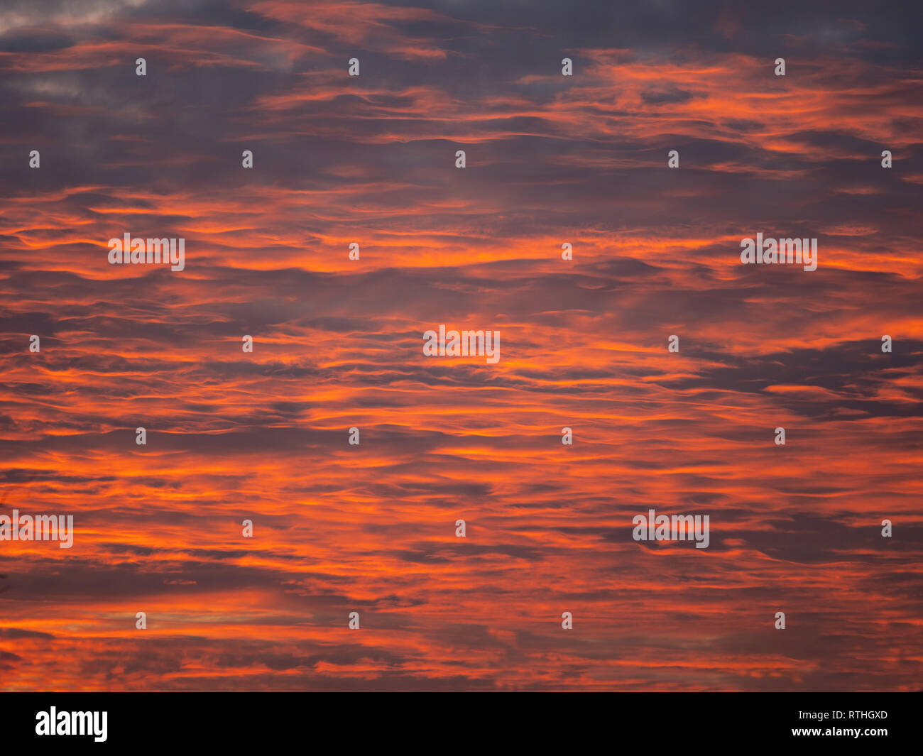 Image of red sunset clouds. background. flat lay. abstract Stock Photo ...